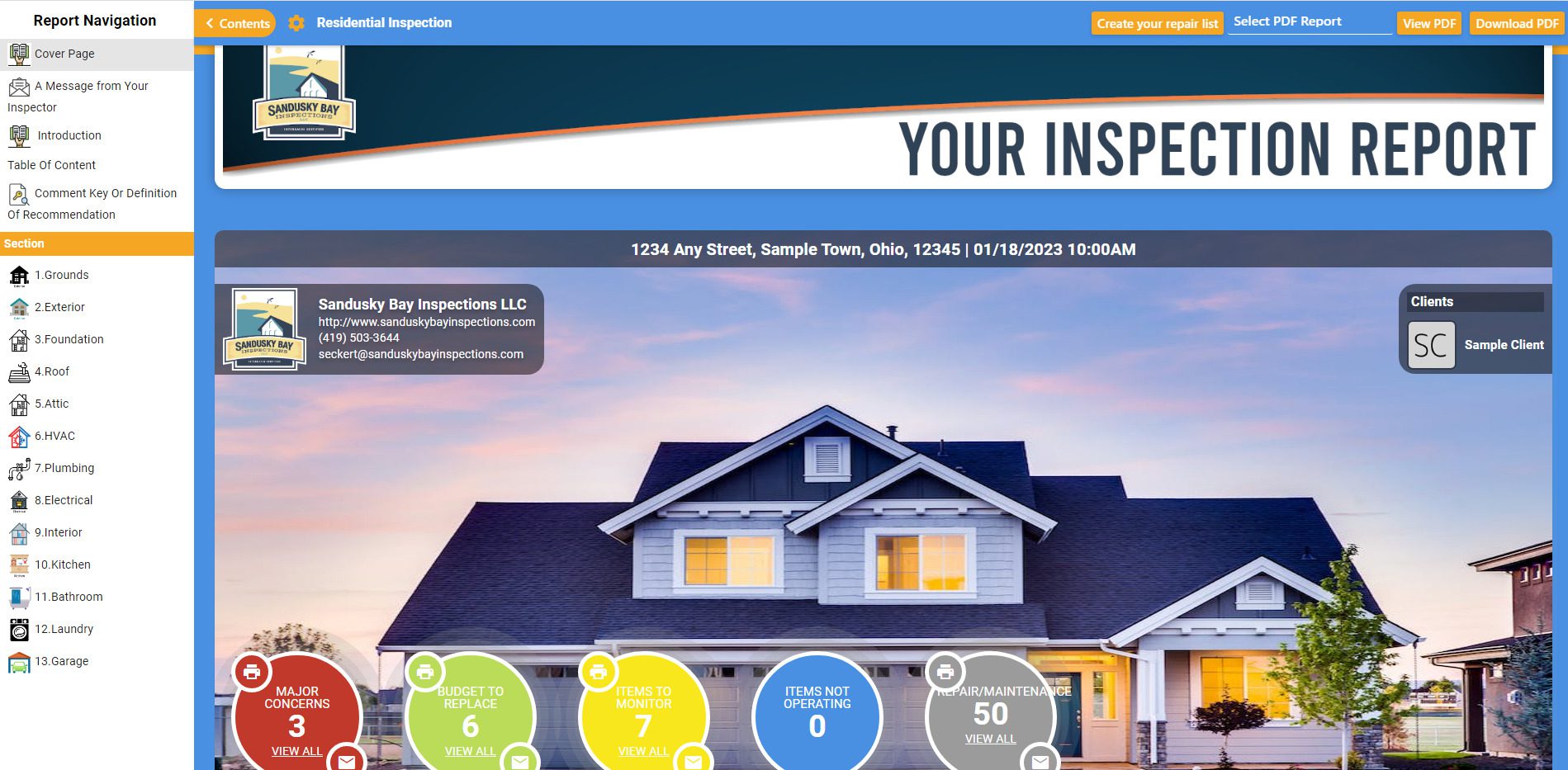 Home Inspections – Sandusky Bay Inspections LLC